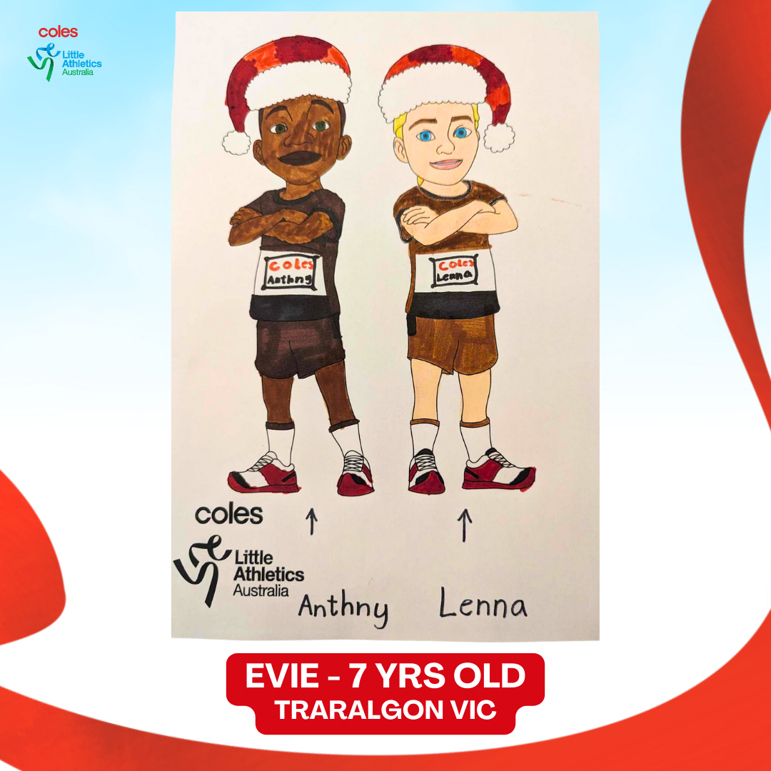 Coles Colouring-In Competition Winners - Little Athletics Australia